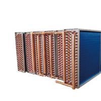 China Dry 380V / 50HZ Copper Coil Finned Heat Exchanger Condenser For Air Conditioning for sale