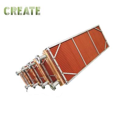 China Hotels Finned Heat Exchanger Copper Tube 200mm Titanium Condenser for sale