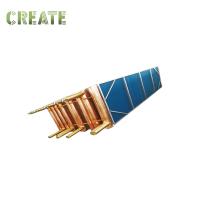 China 380V Finned Pipe Heat Exchanger 100mm Aluminum Fin Condenser For Air Cooler for sale