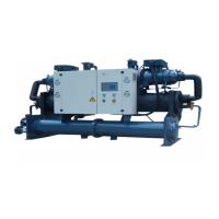 China 380v Industrial Water Cooling Chiller Machine Screw Titanium for sale