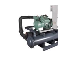 China Refrigerant Water Cooling Chiller Screw Titanium Water Cooled Industrial Chiller for sale