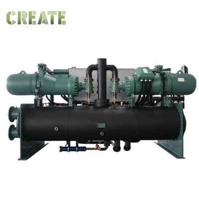 China Titanium Water Source Chiller Condensing Liquid Heat Pump Chiller for sale
