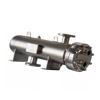 China Titanium Shell And Tube Type Condenser PVC Seawater Steel Coil Heat Exchanger for sale