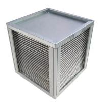 China Titanium Air To Water Condenser 200mm  Finned Tube Cross Flow Heat Exchanger for sale