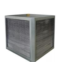China Titanium Air To Water Condenser 200mm  Finned Tube Cross Flow Heat Exchanger for sale