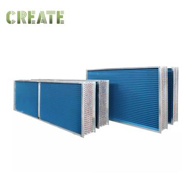 China Aluminum Water Cooling Evaporator Refrigeration Air Dryer Heat Exchanger 100mm for sale