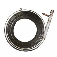 China 380V Water Cooling Evaporator Copper Spiral Coil Heat Exchanger for sale