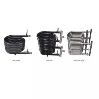 China 380V Water Cooling Evaporator Copper Spiral Coil Heat Exchanger for sale