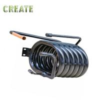 China Custom Coaxial Coil Heat Exchanger Titanium Twisted Smooth Tube Heat Exchanger for sale