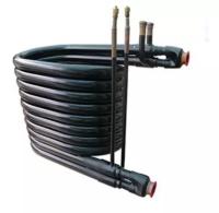China Custom Coaxial Coil Heat Exchanger Titanium Twisted Smooth Tube Heat Exchanger for sale