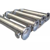 China 2.5kw Shell Tube Heat Exchanger Food Industrial SUS304 Stainless Steel Condenser for sale