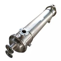 China 2.5kw Shell Tube Heat Exchanger Food Industrial SUS304 Stainless Steel Condenser for sale