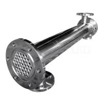 China Industrial Sanitary Shell And Tube Heat Exchanger Stainless Steel 200Kw CE for sale