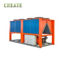 China Hotels Air Cooled Screw Chiller Industrial Screw Compressor Chiller ASME for sale