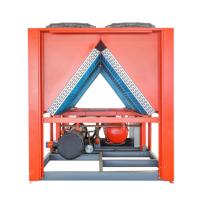 China Hotels Air Cooled Screw Chiller Industrial Screw Compressor Chiller ASME for sale