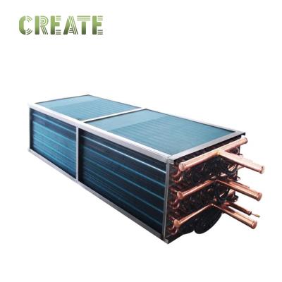 China Copper Finned Tube Coil Heat Exchangers / Air Cooler Heat Exchanger ASME for sale