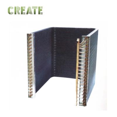 China L/U Type Micro Channel Finned Heat Exchanger 40mm Height ASME for sale