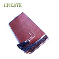 China Custom Air To Water Fin Coil Heat Exchanger 1.0Mpa Copper Tube Condenser for sale