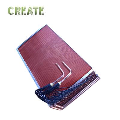 China Custom Air To Water Fin Coil Heat Exchanger 1.0Mpa Copper Tube Condenser for sale