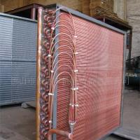 China Custom Air To Water Fin Coil Heat Exchanger 1.0Mpa Copper Tube Condenser for sale
