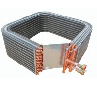 China Aluminum Fin Tube Heat Exchanger Fin Type Condenser / Evaporator for sale