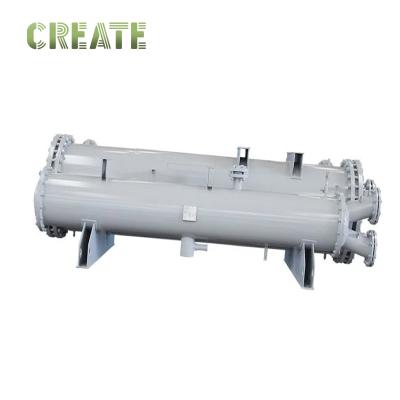 China 220v Sea Water Cooled Condenser Titanium Industrial Chiller Unit CE for sale