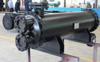 China Hotels Water Cooled Condenser Titanium Heat Exchanger Refrigeration ISO for sale