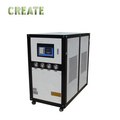 China 5HP Small Industrial Water Chiller Controller Water Cooled Recirculating Chiller for sale