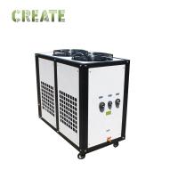 China R22 / R407C Air Cooled Screw Chiller 5HP Industrial Water Chiller Machine for sale