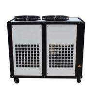 China R22 / R407C Air Cooled Screw Chiller 5HP Industrial Water Chiller Machine for sale