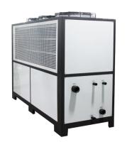 China Industrial Finned Air Cooled Screw Chiller Heat Pump With Low Consumption for sale
