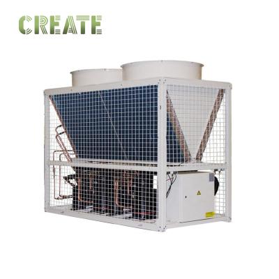 China 120ton Air Cooled Scroll Chillers Copeland Air Cooler Water Chiller Inverter for sale