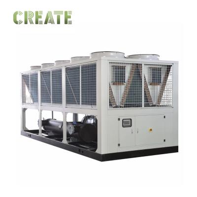 China Plastic Industrial Water Chiller 50Ton Scroll Air Compressor Chiller for sale