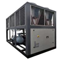 China Plastic Industrial Water Chiller 50Ton Scroll Air Compressor Chiller for sale