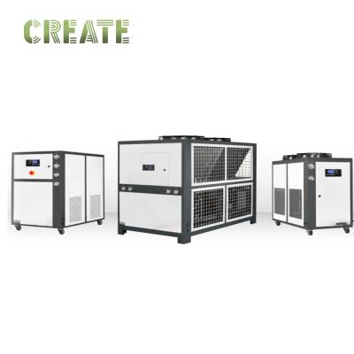 China 55HP Air Cooled Water Chiller Unit Large Screw Type Air Cooled Chiller for sale