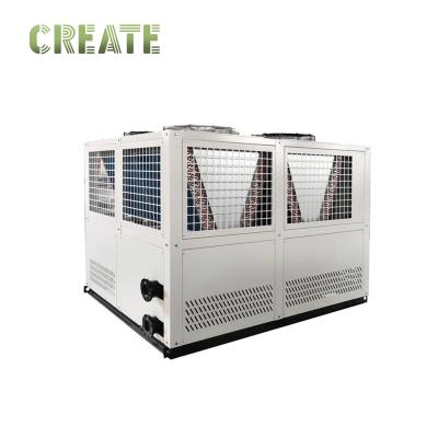China 50ton 60hp Air Cooled Water Chiller System For Plates And Cup Making Machine for sale