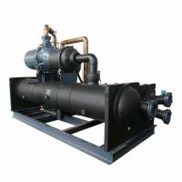 China Hotels Water Cooling Chiller Copper Flooded Screw Water Chiller for sale