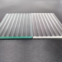 China Custom thickness 4-15mm fluted glass panels, Products with relevant certifications for sale