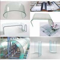 China High-quality curved tempered glass, 6-19mm, CE/EN 12150 certified for building curtain walls for sale