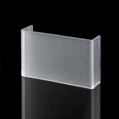 China Direct Sale Frosted Heat-Bent U-Glass | Custom Sizes for Curtain Walls for sale