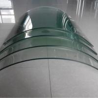 China Custom Curved Insulated Tempered Glass Stair Railing | Double Curved Handrail for Safety for sale