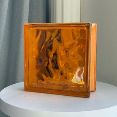 China Modern Colored Hollow Glass Blocks | For Medical, Kitchen & Curtain Wall for sale