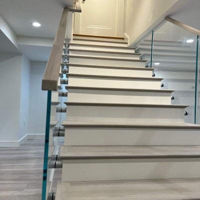 China Triple-layer Tempered Laminated Safety Glass | For Stair Railings for sale