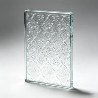 China 2. Champagne Rhombus Faceted Wheel Carved Glass for Partition Wall

> for sale