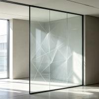 China 2. Champagne Rhombus Faceted Wheel Carved Glass for Partition Wall

> for sale