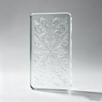 China 2. Champagne Rhombus Faceted Wheel Carved Glass for Partition Wall

> for sale