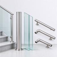 China Frameless Tempered Glass Railing and Modern Glass Balustrade with High Scratch Resistance for Balcony and Stair for sale