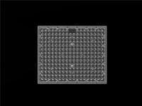 China Custom 3535 LED Stadium Lights Lens 9 Degree Beam Angle 342.6mm x 288.1mm PC Material for sale