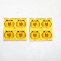 China Amber PMMA LED Street Light Lens 50x50mm 60x155 Degree Beam Angle for SMD5050 for sale