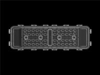 China Clasp Structure LED Lens for SMD3030 SMD2835 75x150 Degree Beam Angle 93% Transmittance PC Material for sale
